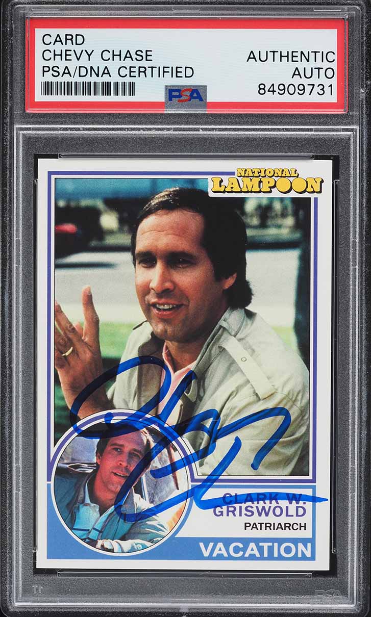 Chevy Chase Signed Autographed Card AUTO PSA/DNA AUTH on Fanatics Collect