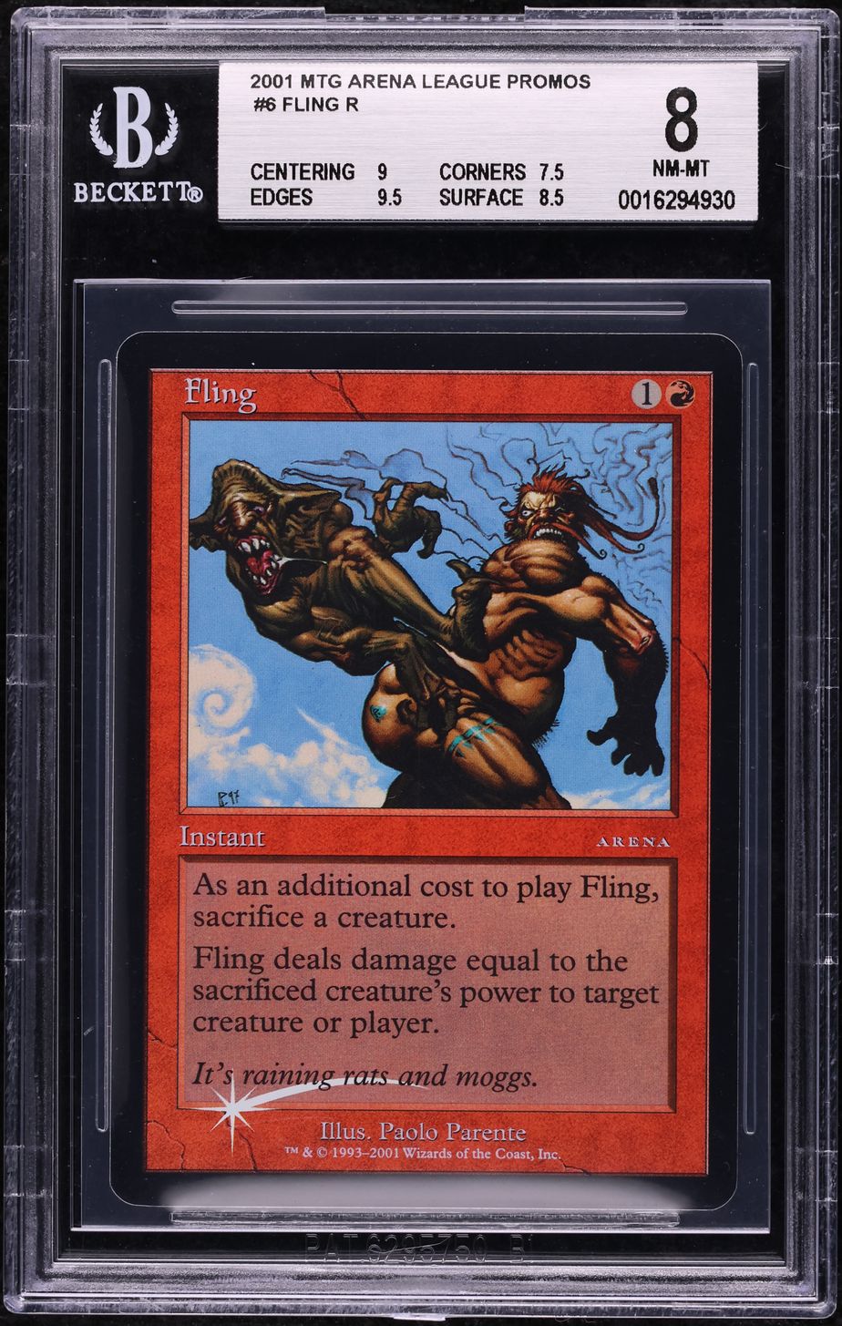 2001 Magic The Gathering MTG Arena League Promo Fling BGS 8 NM-MT on ...