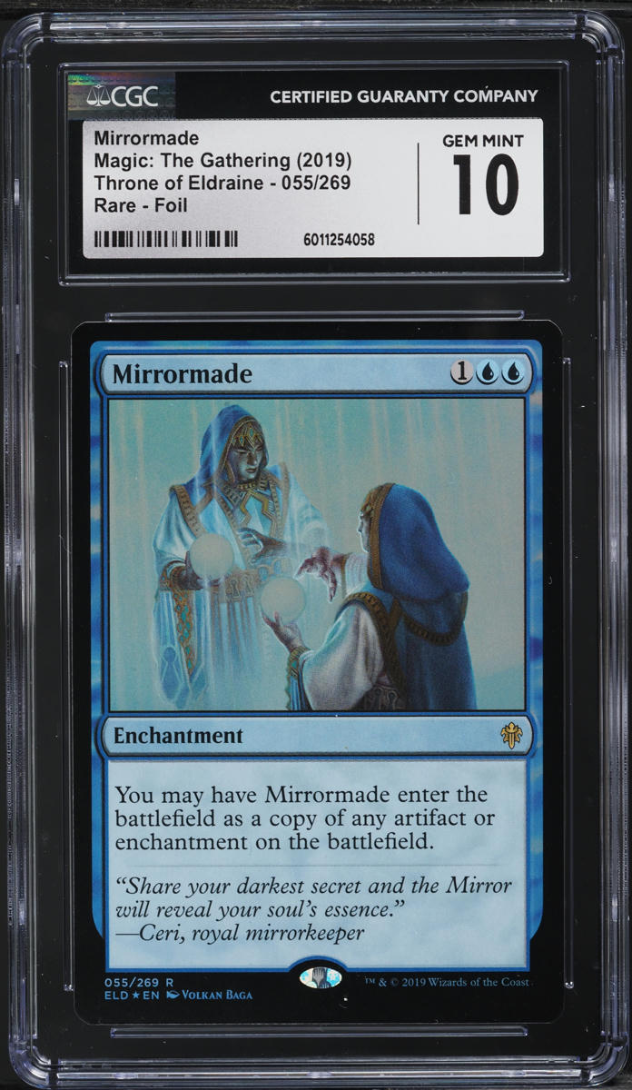 2019 Magic The Gathering MTG Throne Of Eldraine Foil Mirrormade CGC 10 GEM MINT on Fanatics Collect