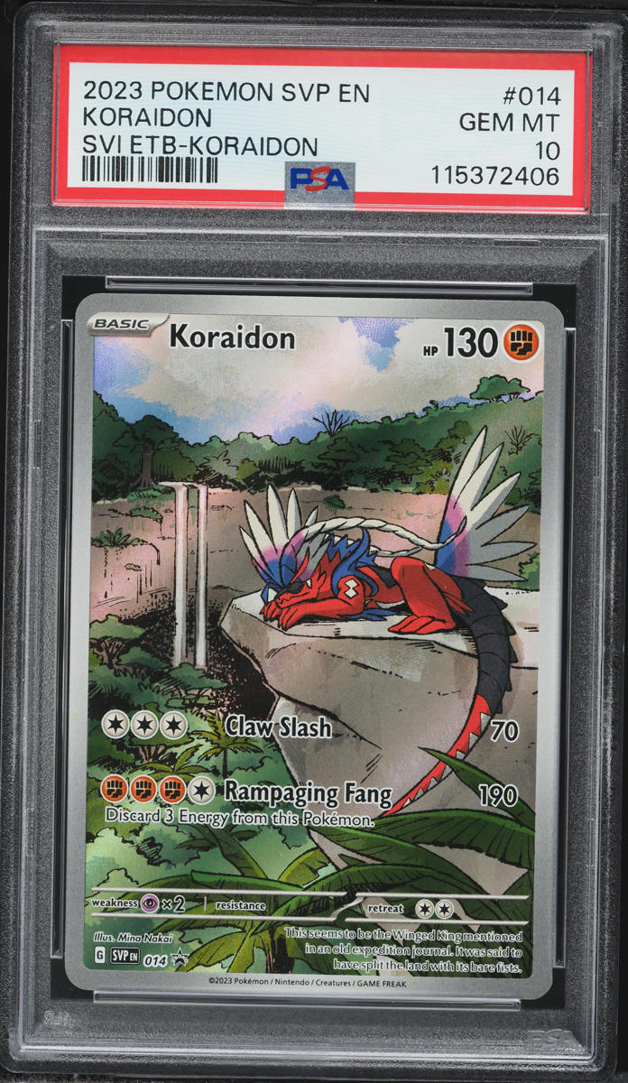 2023 Pokemon Scarlet & Violet Promo Elite Trainer Box Alt Art Koraidon ...