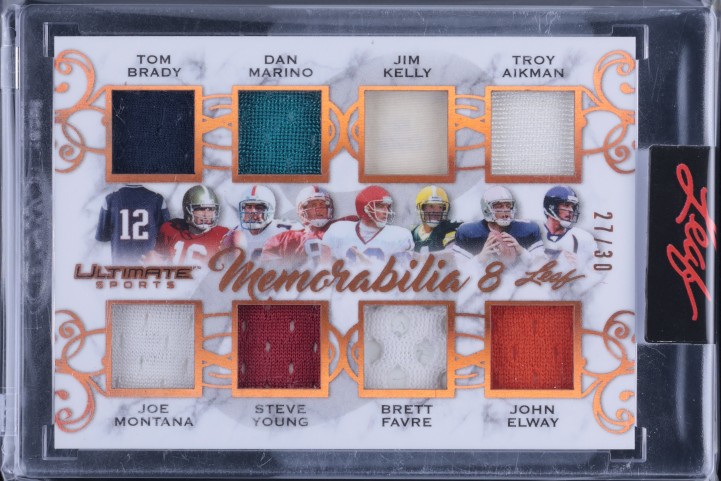 2021 Leaf Ultimate Sport Brady Montana Marino Young Kelly PATCH /30 MBA ...