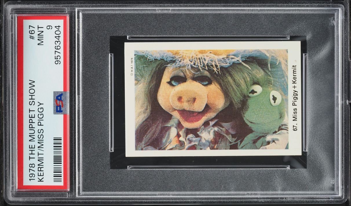 1978 Samlarbilder The Muppet Show Kermit & Miss Piggy #67 PSA 9 MINT on ...