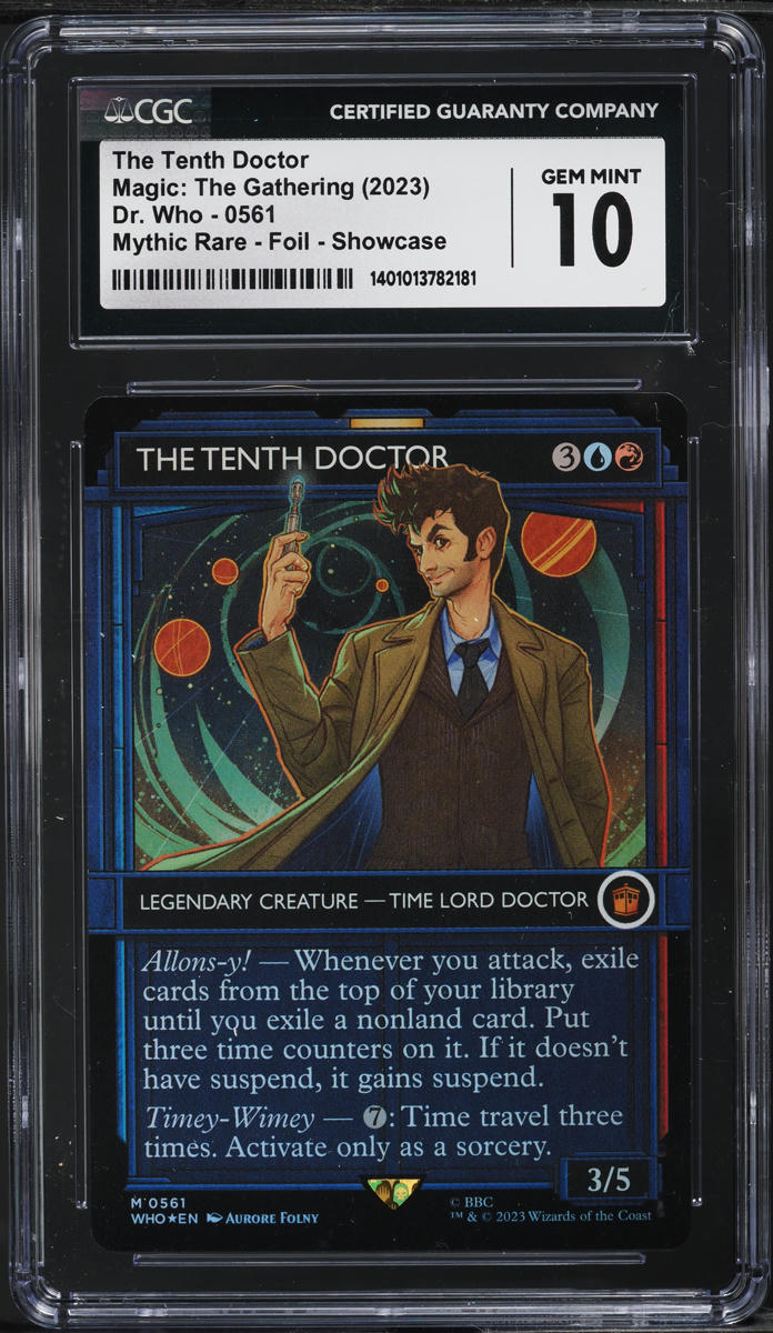 2023 Magic The Gathering Dr. Who Showcase Foil The Tenth Doctor #561 ...