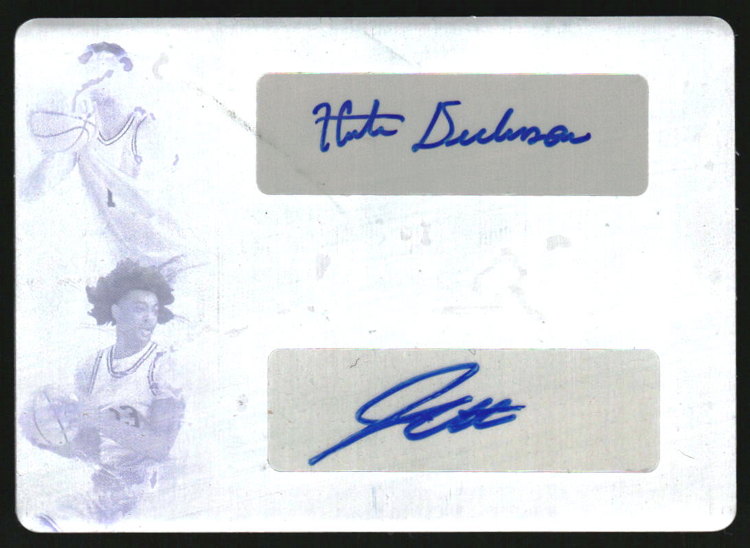 2022 Leaf Trinity Dual Auto Printing Plate Cyan Hunter Dickinson Jett ...