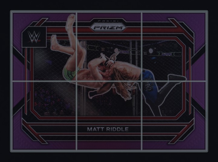 2023 Panini Prizm WWE Purple Matt Riddle /149 #75 MBA AUTH on Fanatics ...