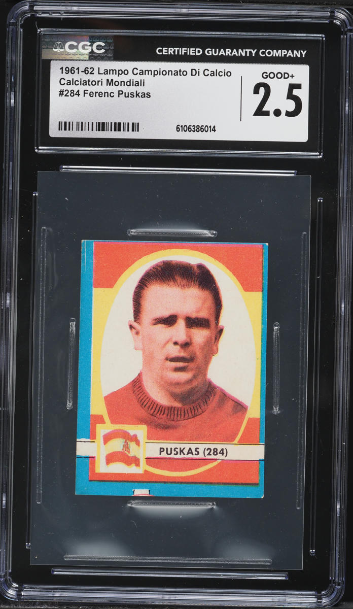 1961 Lampo Campionato Di Calcio Calciatori Mondiali Ferenc Puskas #284 ...