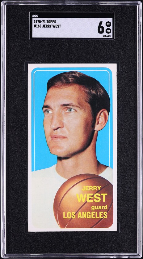 1970 Topps Basketball Jerry West #160 SGC 6 EXMT on Fanatics Collect