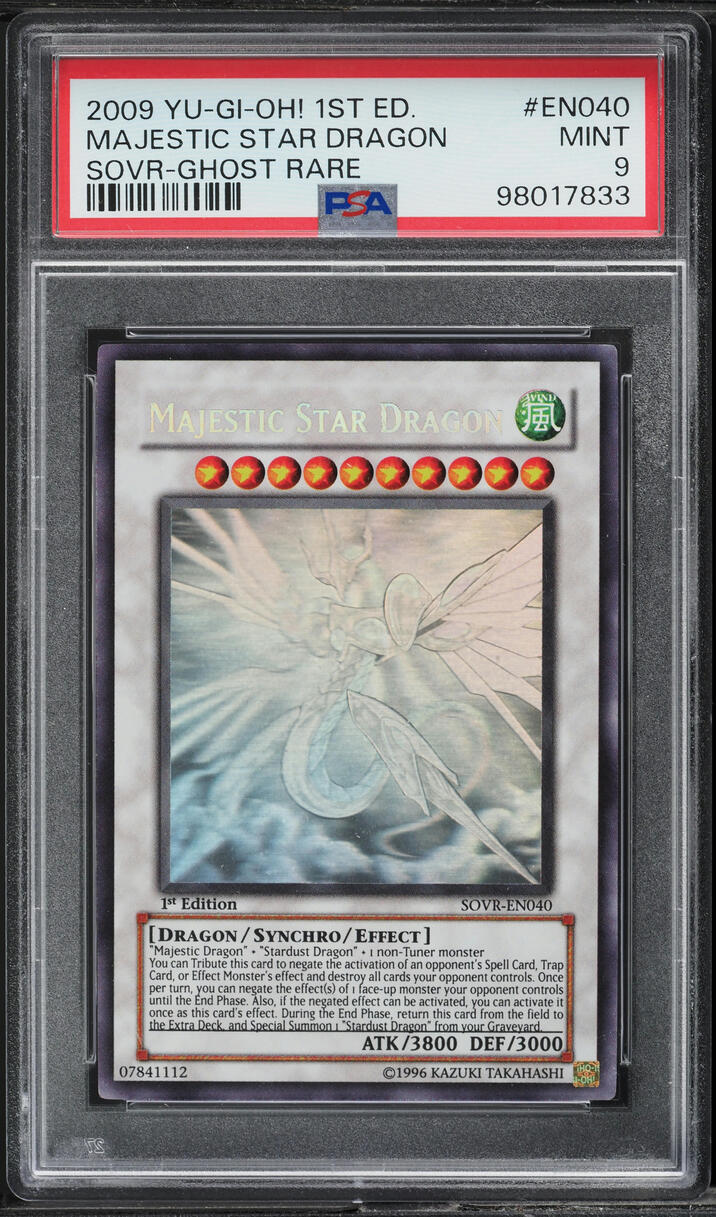 2009 Yu-Gi-Oh! Stardust Overdrive 1st Edition Ghost Majestic Star ...