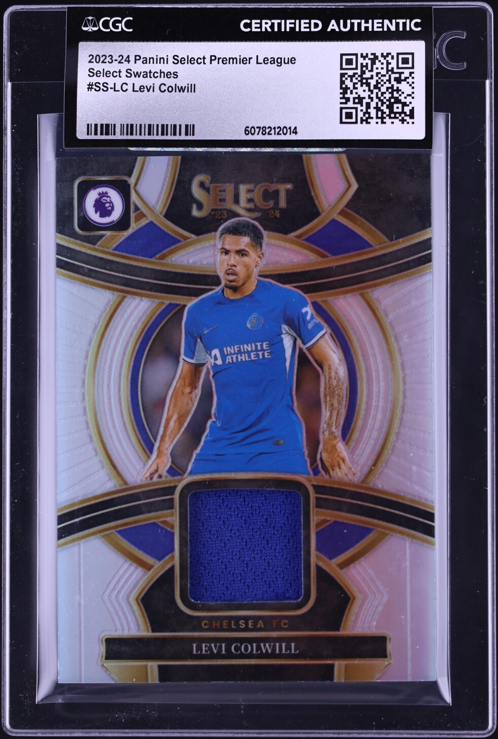 2023 Select Premier League Swatches Levi Colwill PATCH #SS-LC CGC AUTH ...