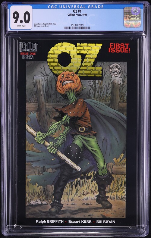 Oz #1 (Caliber Press, 1994) CGC 9.0 White Pages on Fanatics Collect