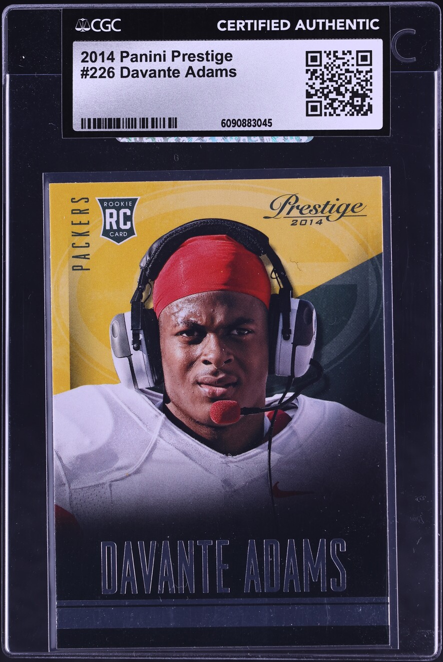 2014 Panini Prestige Davante Adams ROOKIE #226 CGC AUTH on Fanatics Collect
