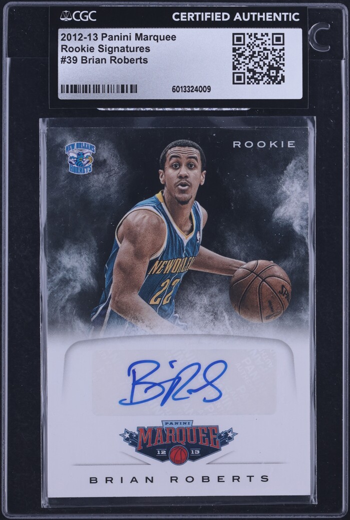 2012 Panini Marquee Brian Roberts ROOKIE AUTO #39 CGC AUTH on Fanatics ...