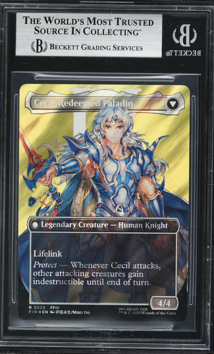 2025 MTG Final Fantasy Borderless Surge Foil Cecil, Dark Knight Cecil ...
