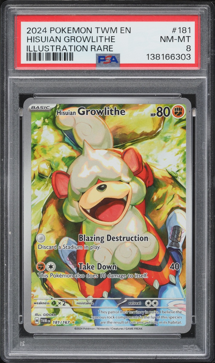 2024 Pokemon Scarlet & Violet Twilight Masquerade IR Hisuian Growlithe ...