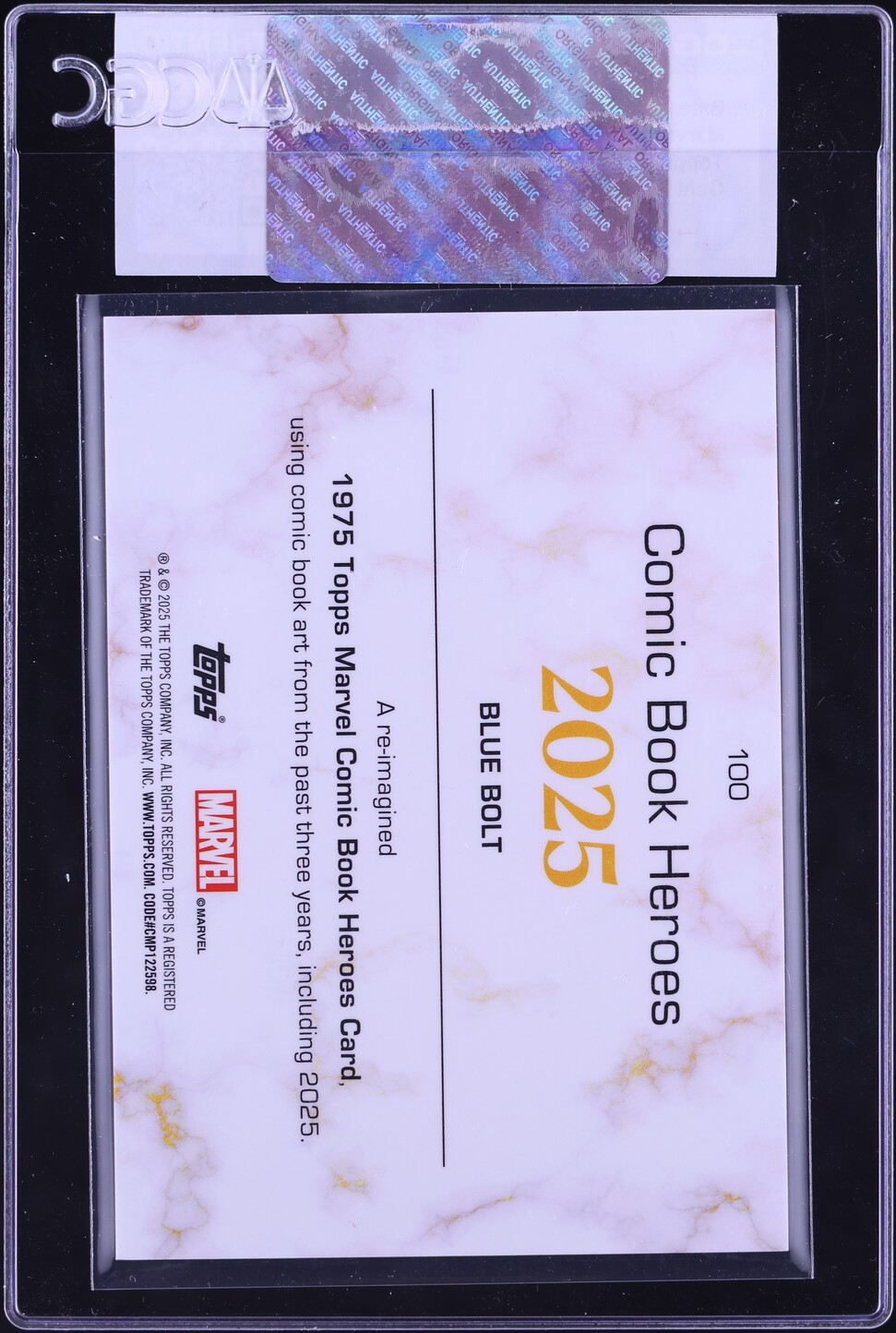 2025 Topps Marvel Comic Book Heroes 50th Gold Flake Shimmer Refractor ...