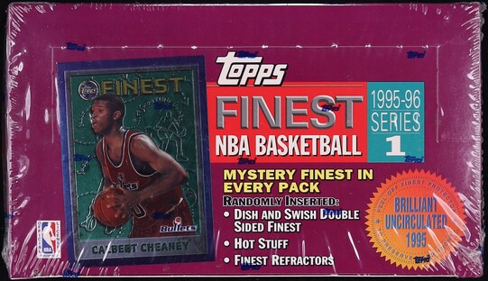 1995 Topps Finest Basketball Series 1 Factory Sealed Hobby Box on ...