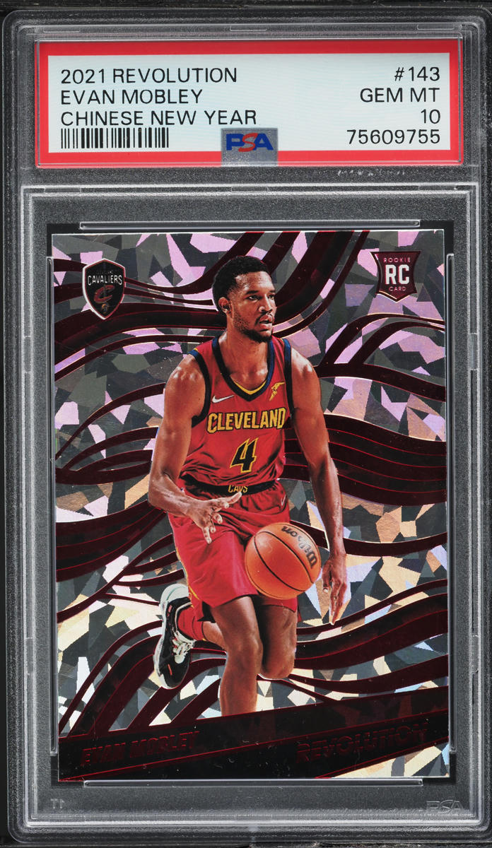 2021 Panini Revolution Chinese New Year Evan Mobley ROOKIE #143 PSA 10 ...
