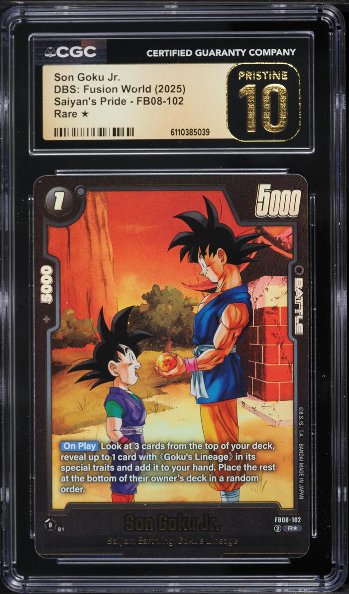 2025 Dragon Ball Super Fusion World Saiyan's Pride Son Goku Jr. #FB08 ...