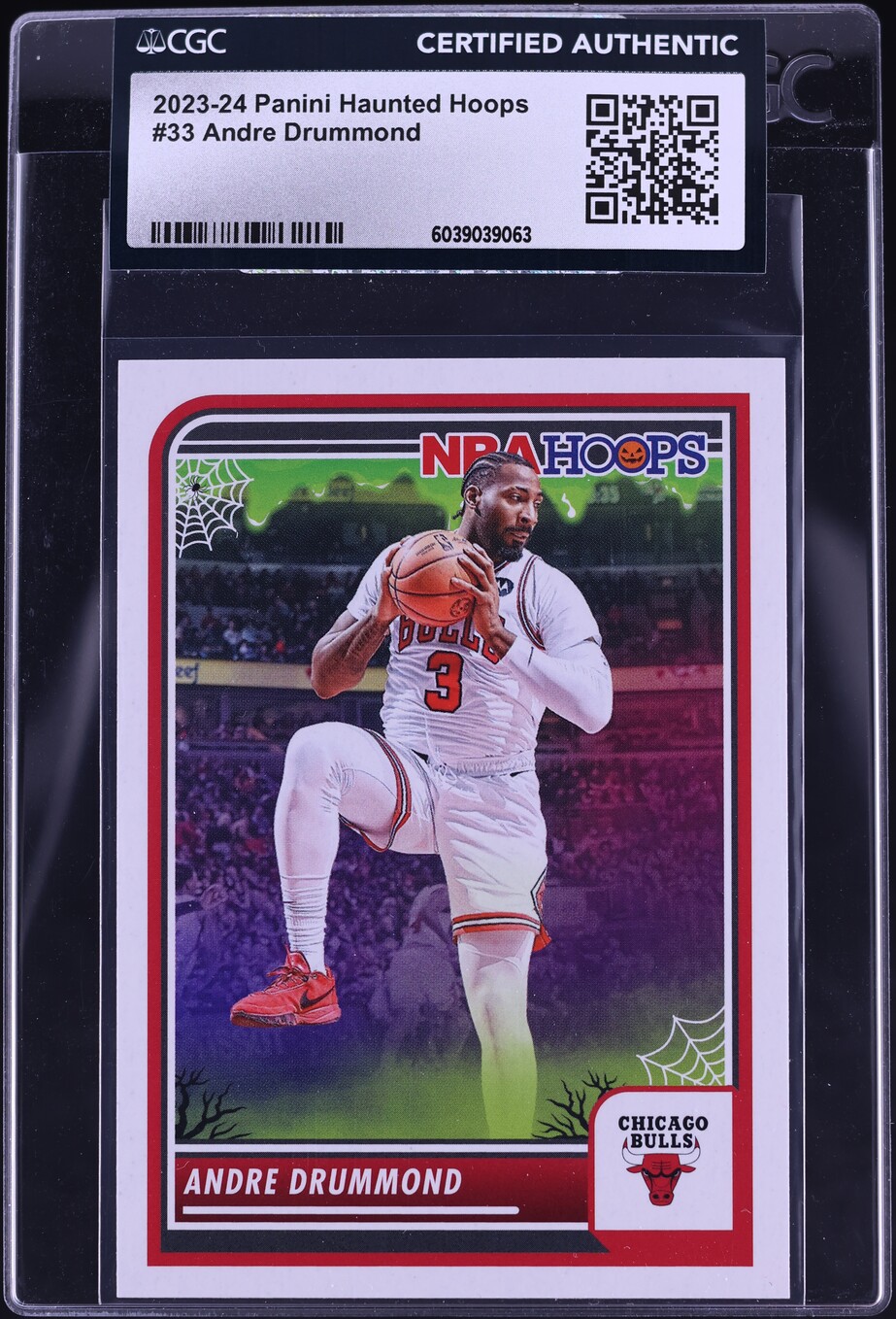 2023 Haunted Hoops Andre Drummond #33 CGC AUTH on Fanatics Collect