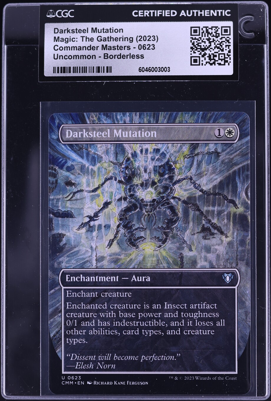 2023 Magic The Gathering Commander Master Borderless Darksteel Mutation ...