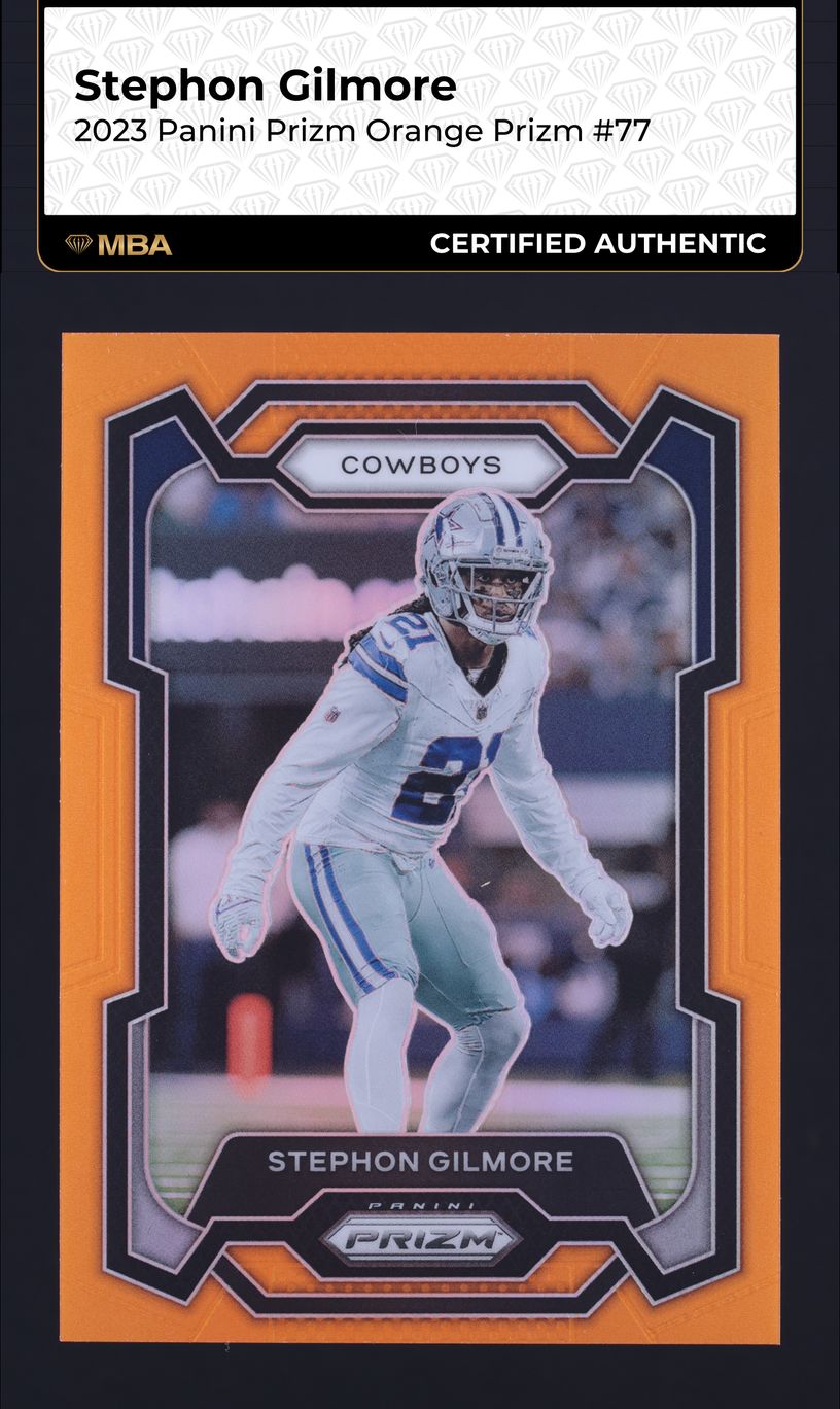 2023 Panini Prizm Orange Stephon Gilmore /249 #77 MBA AUTH on Fanatics ...