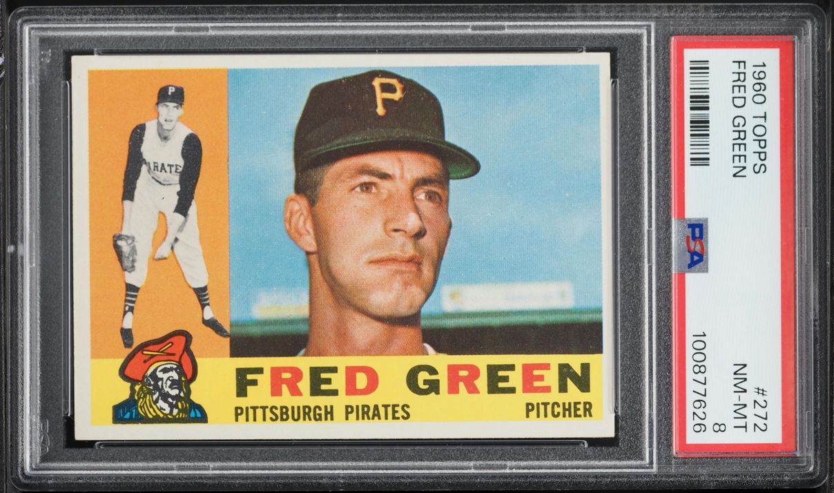 1960 Topps Fred Green #272 PSA 8 NM-MT on Fanatics Collect