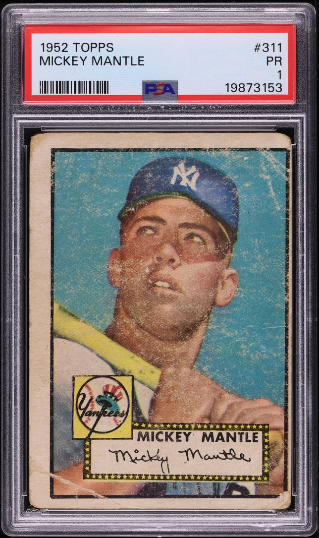 1952 Topps Mickey Mantle #311 PSA 1 PR on Fanatics Collect
