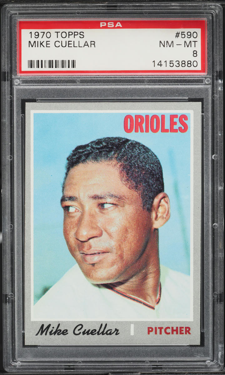 1970 Topps Mike Cuellar #590 PSA 8 NM-MT on Fanatics Collect