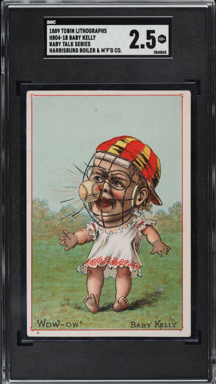 1889 Tobin Lithographs Baby Kelly BABY TALK SERIES SGC 2.5 GD+ on ...