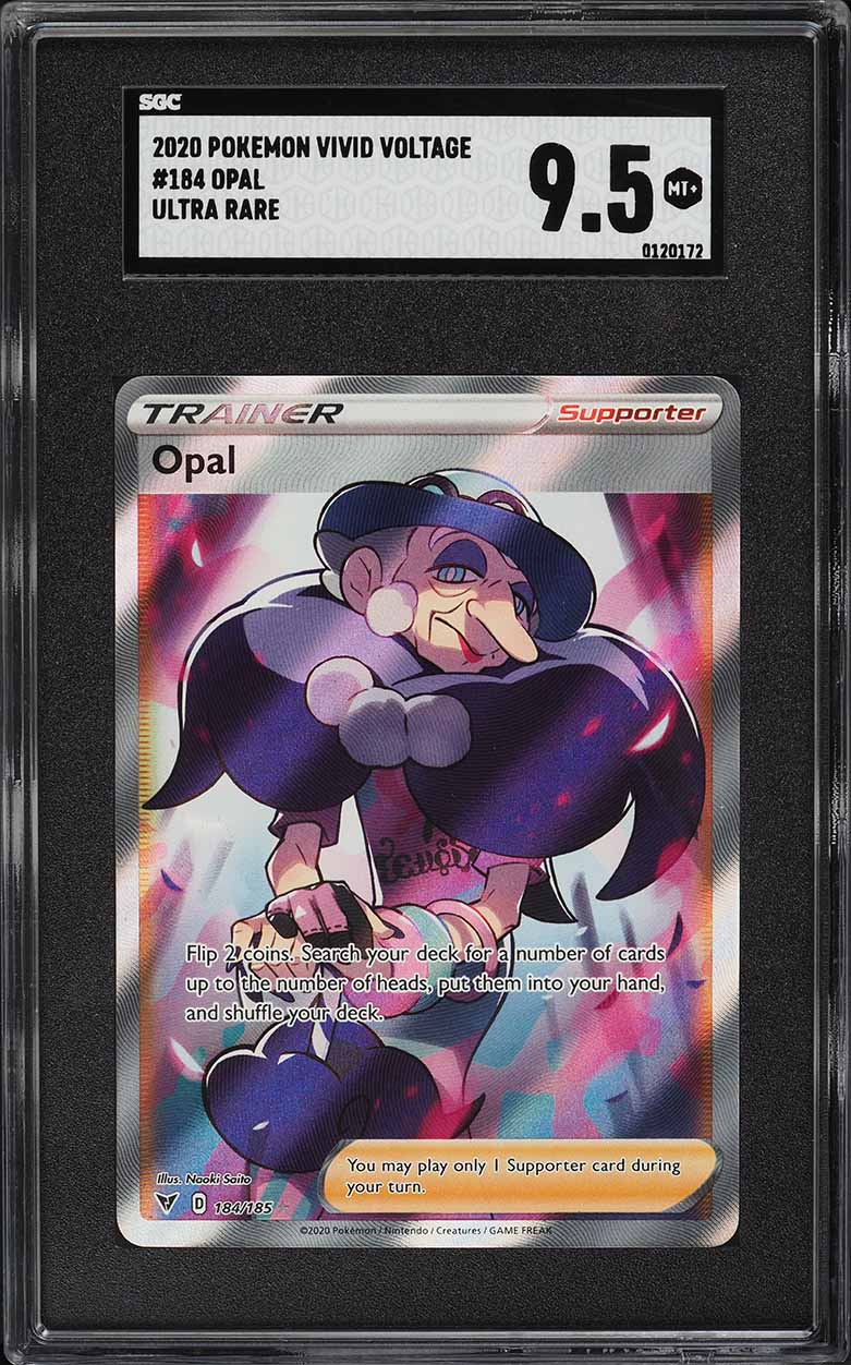 2020 Pokemon Sword & Shield Vivid Voltage Full Art Opal #184 SGC 9.5 ...