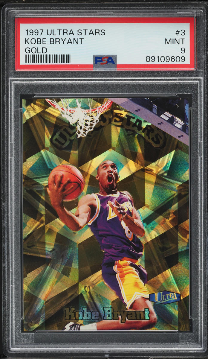 1997 Ultra Stars Gold Kobe Bryant #3 PSA 9 MINT on Fanatics Collect