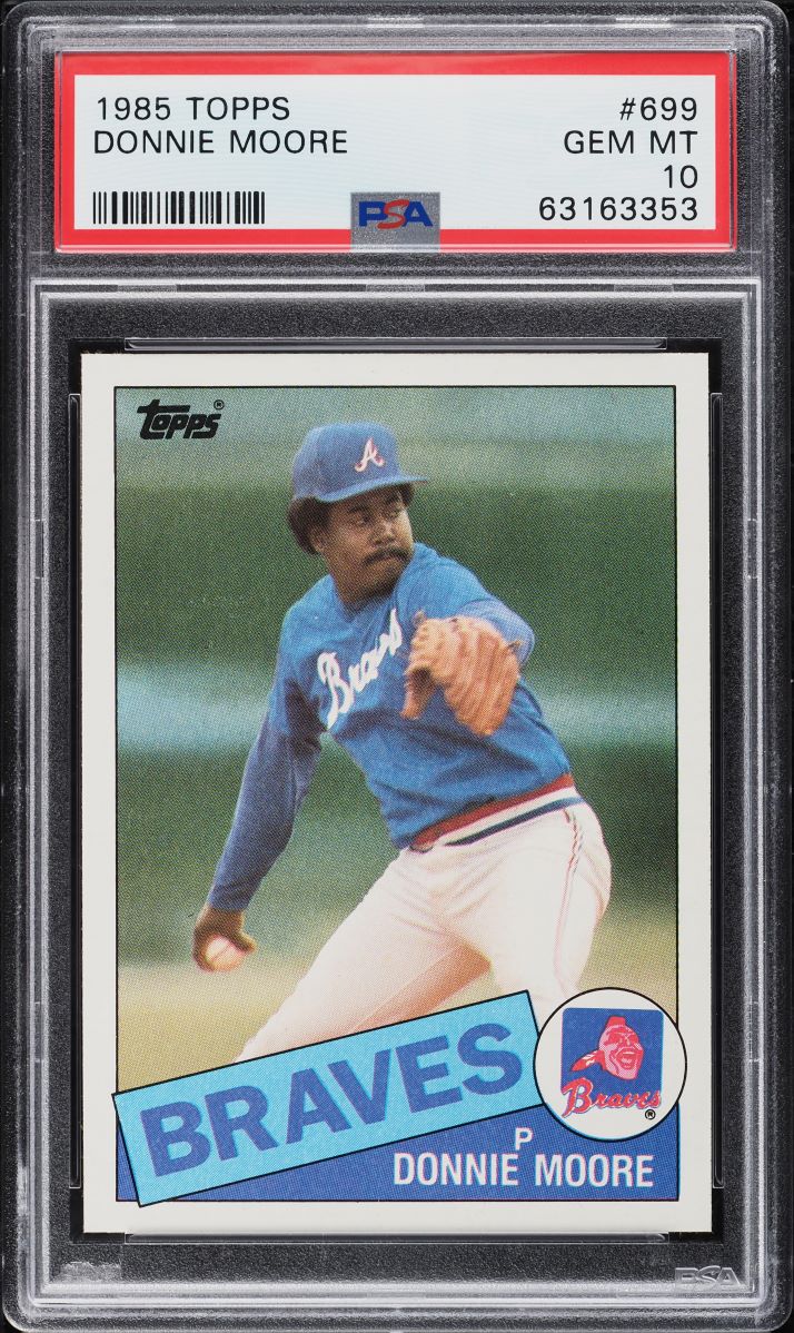 1985 Topps Donnie Moore #699 PSA 10 GEM MINT on Fanatics Collect