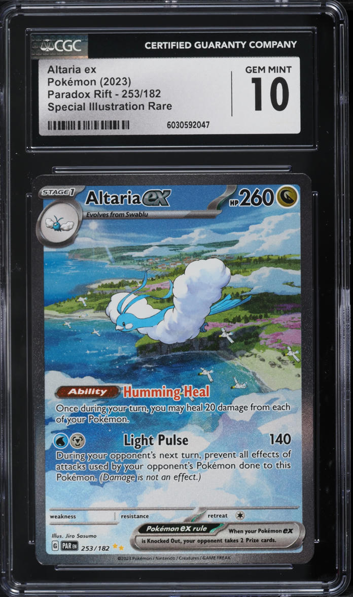 2023 Pokemon Scarlet & Violet Paradox Rift SIR Altaria ex #253 CGC 10 ...