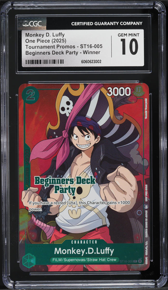 2025 One Piece Tournament Promo Beginners Deck Monkey D. Luffy #ST16 ...