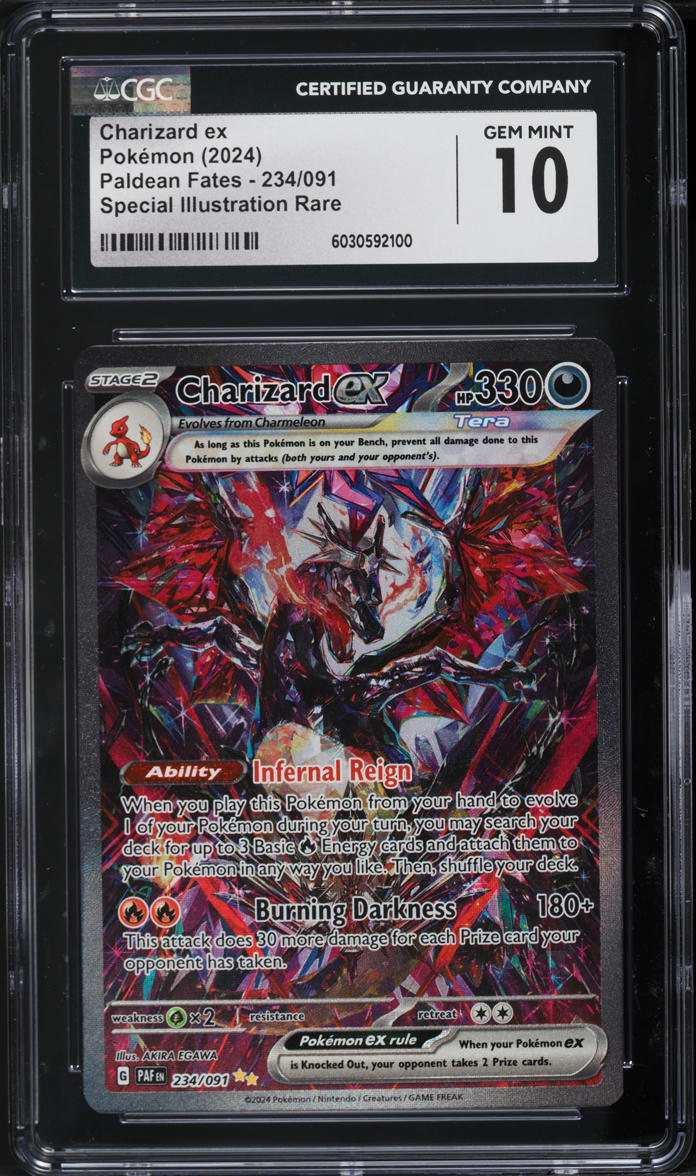 2024 Pokemon SV Paldean Fates Special Illustration Rare Charizard ex ...