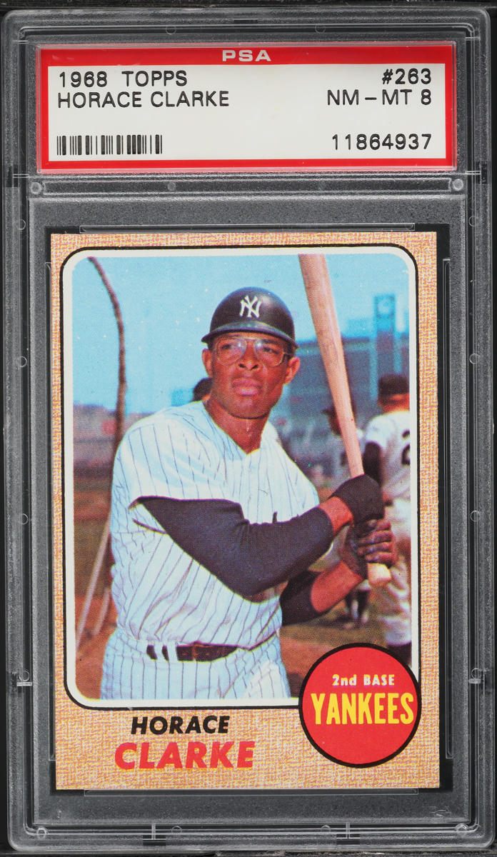 1968 Topps Horace Clarke #263 PSA 8 NM-MT on Fanatics Collect