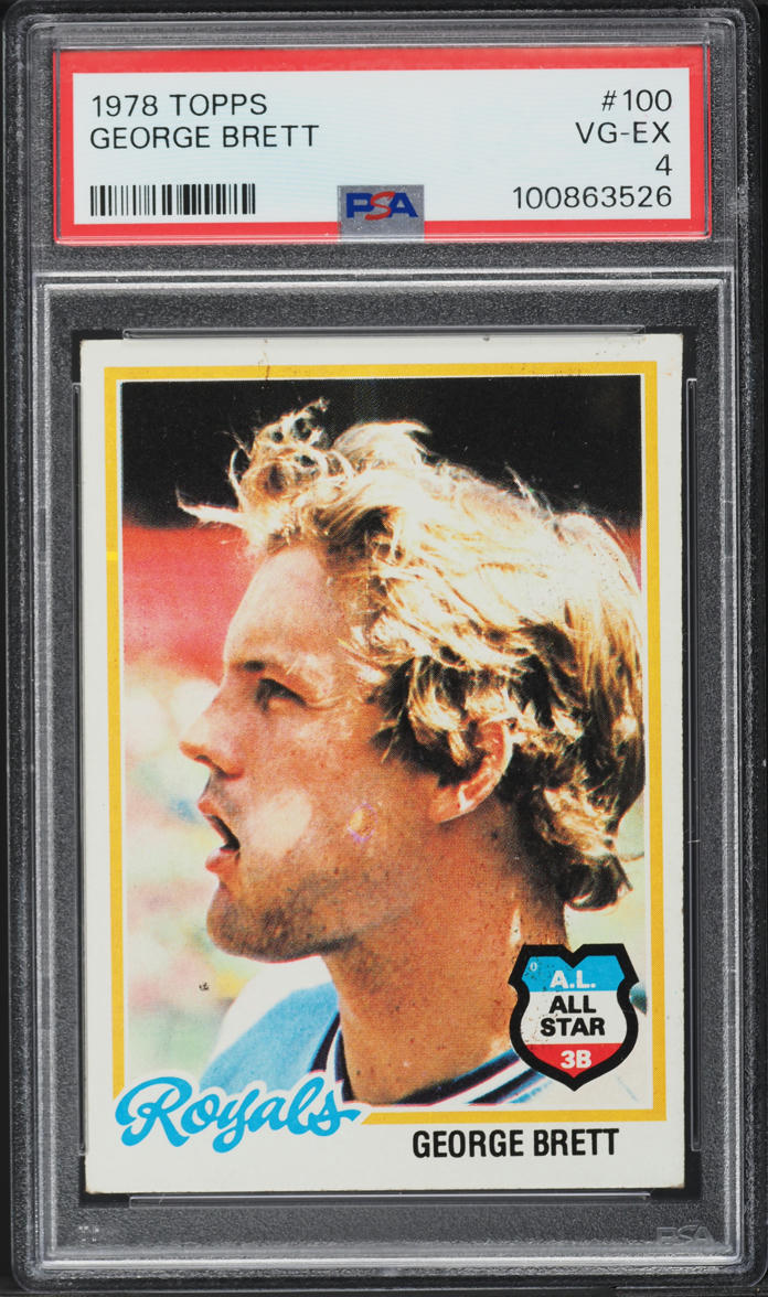 1978 Topps George Brett #100 PSA 4 VGEX on Fanatics Collect