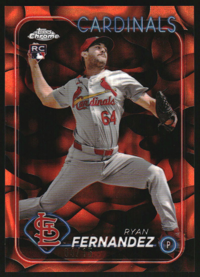 2024 Topps Chrome Update Orange Black Lava Lamp Refractors Ryan ...