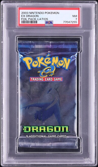 2003 Pokemon EX Dragon Foil Pack Latios Art PSA 7 NRMT on Fanatics Collect