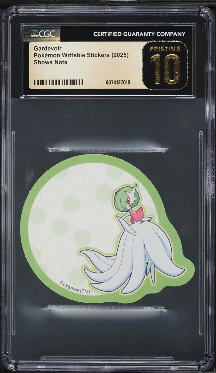 2025 Pokemon Showa Note Writable Stickers Gardevoir CGC 10 PRISTINE on ...