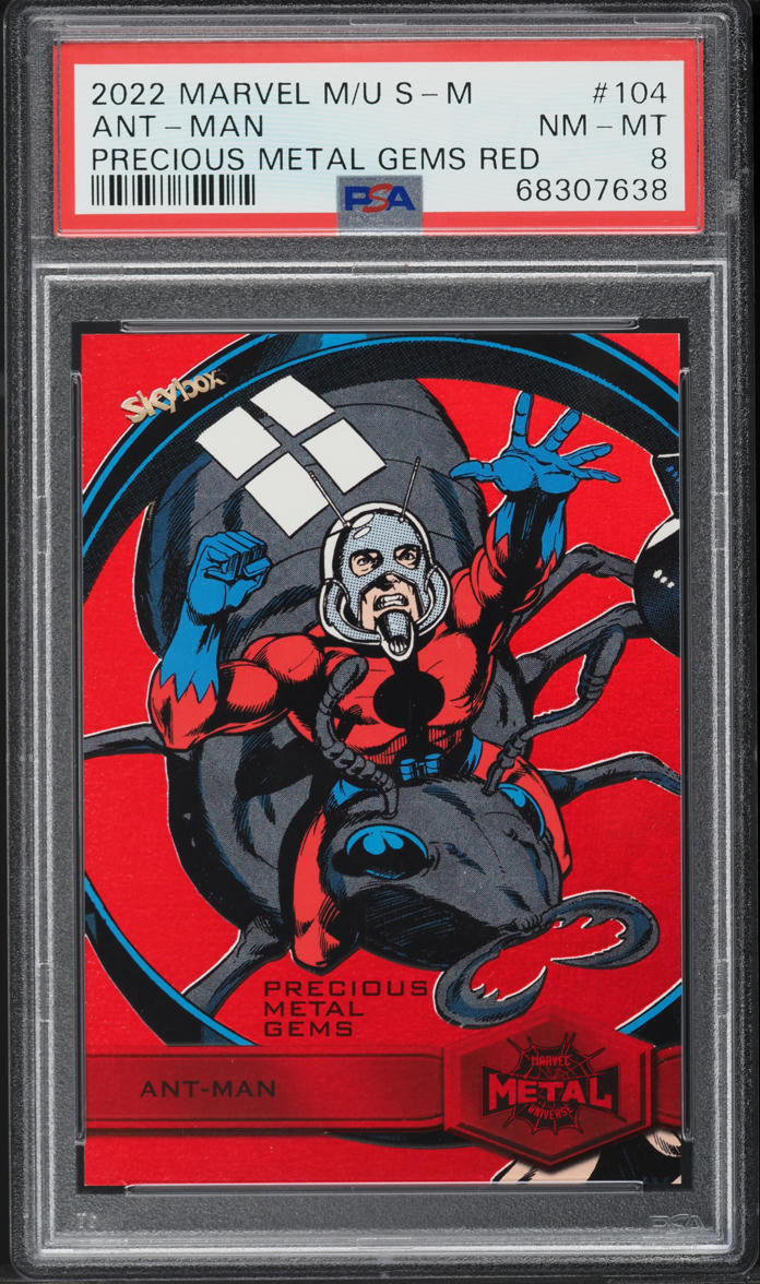 2022 Marvel Metal Universe Spider-Man Precious Metal Gems Red Ant-Man ...