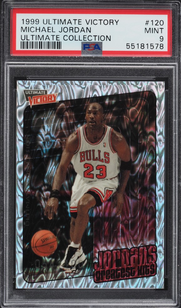 1999 Ultimate Victory Parallel 100 Michael Jordan /100 #120 PSA 9 MINT on Fanatics Collect