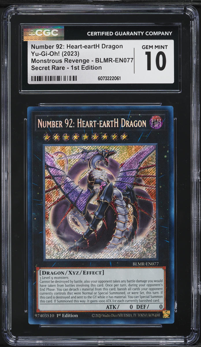 2023 Yu-Gi-Oh! BLMR 1st Edition Number 92: Heart-eartH Dragon #BLMR ...