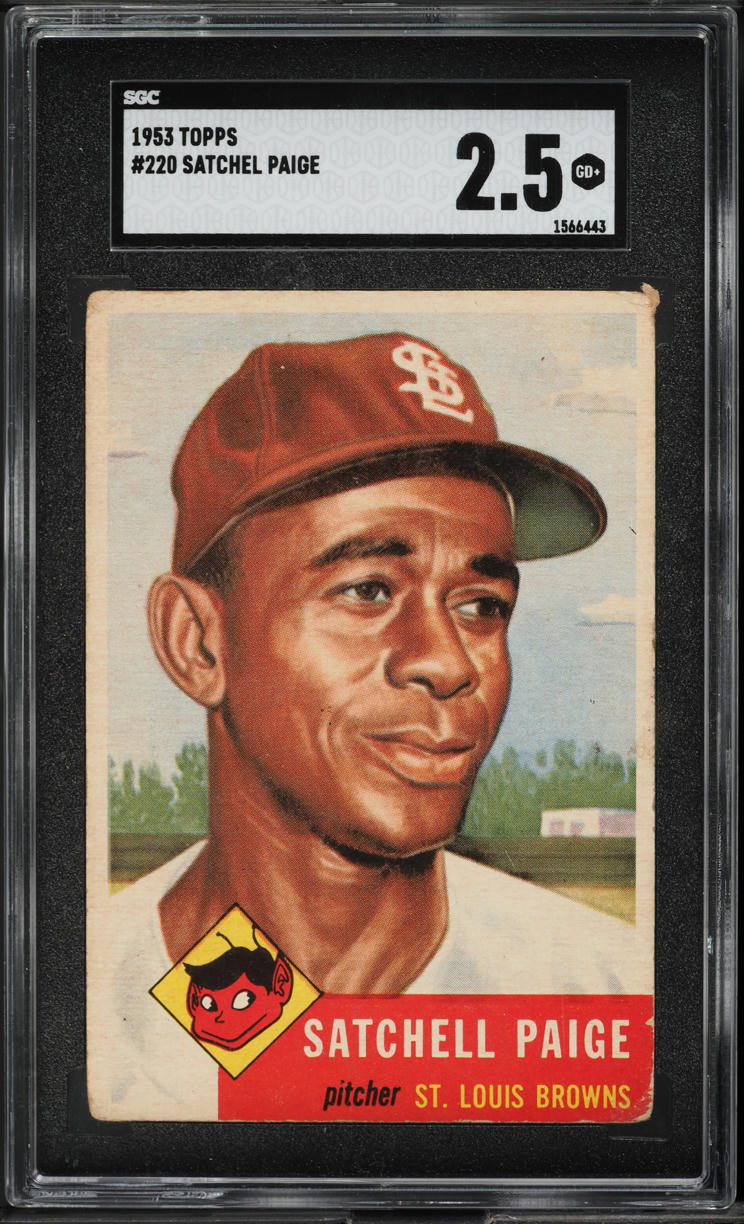 1953 Topps Satchel Paige #220 SGC 2.5 GD+ on Fanatics Collect