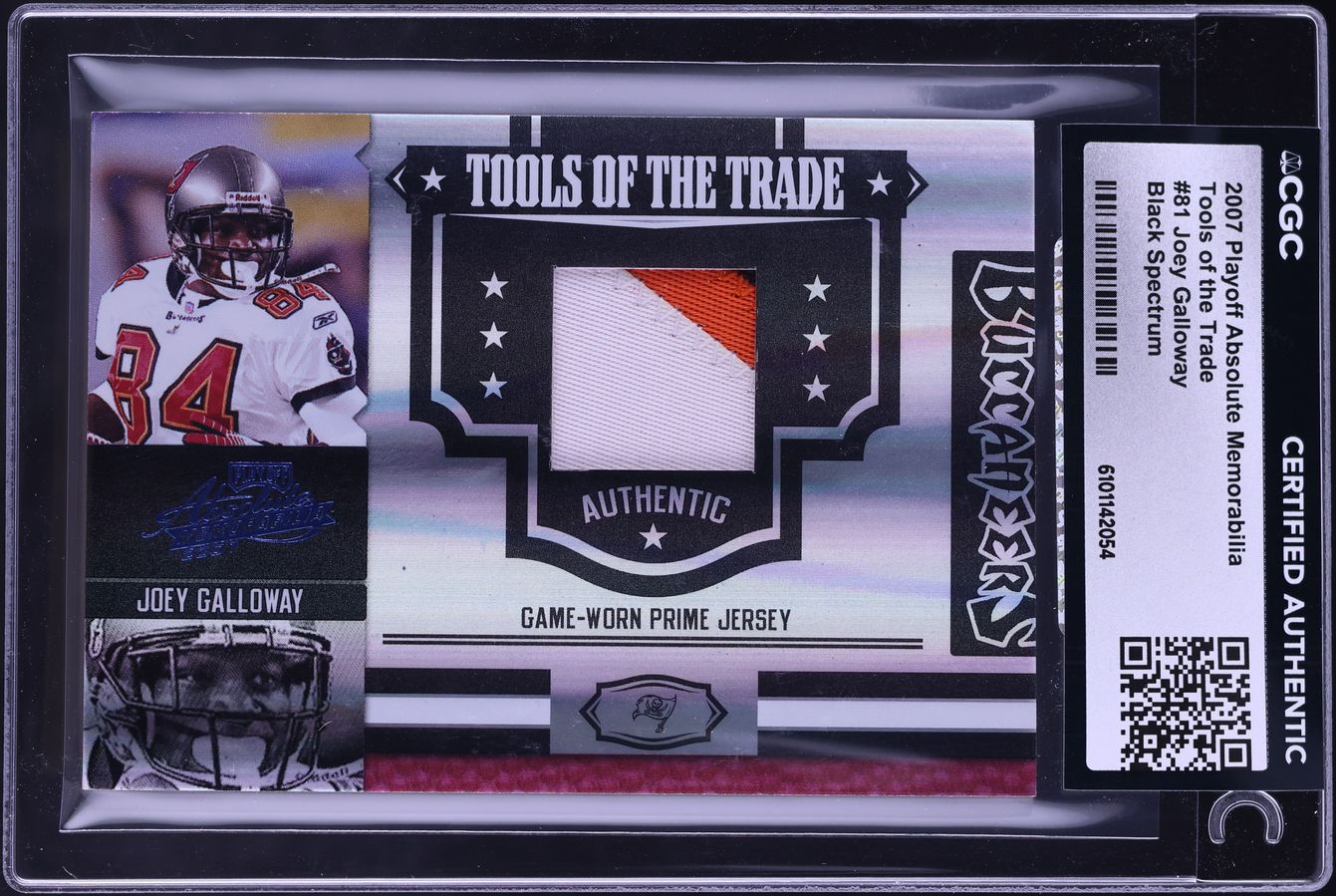 2007 Absolute Memorabilia Tools Of Trade Black Spectrum Joey Galloway ...