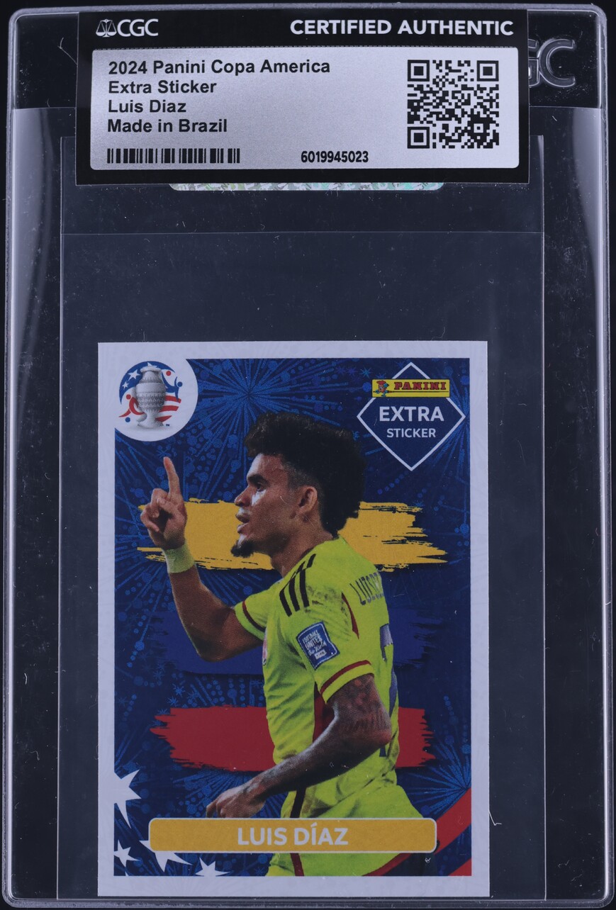 2024 Panini Copa America Extra Sticker Luis Diaz CGC AUTH on Fanatics ...