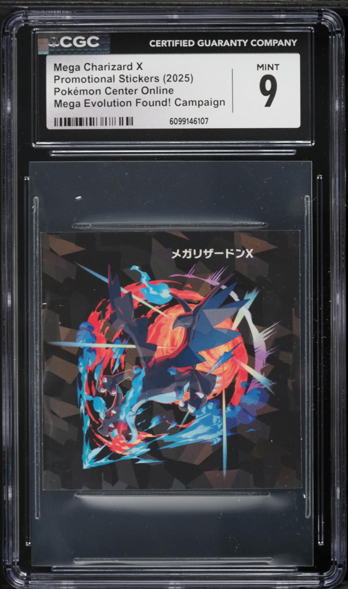 2025 Pokemon Japanese Promotional Stickers Center Mega Evolution Found ...