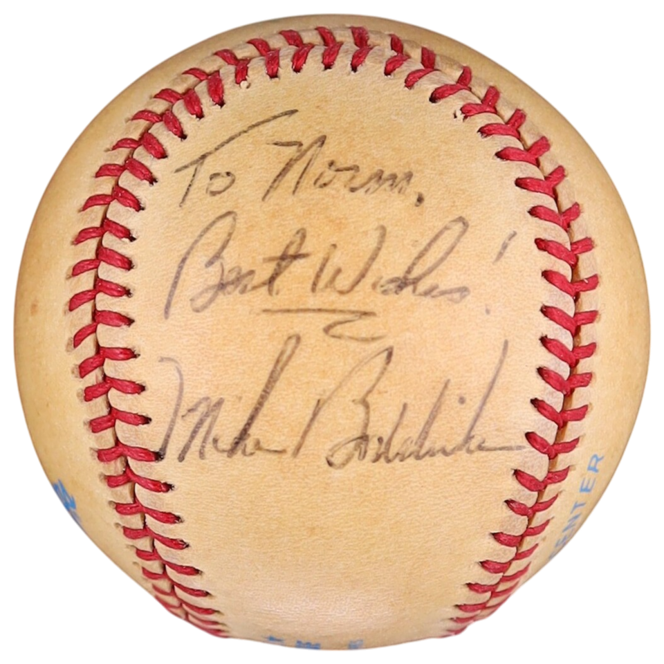 Mike Boddicker Signed Autographed Baseball - JSA AUTH, COA on Fanatics ...