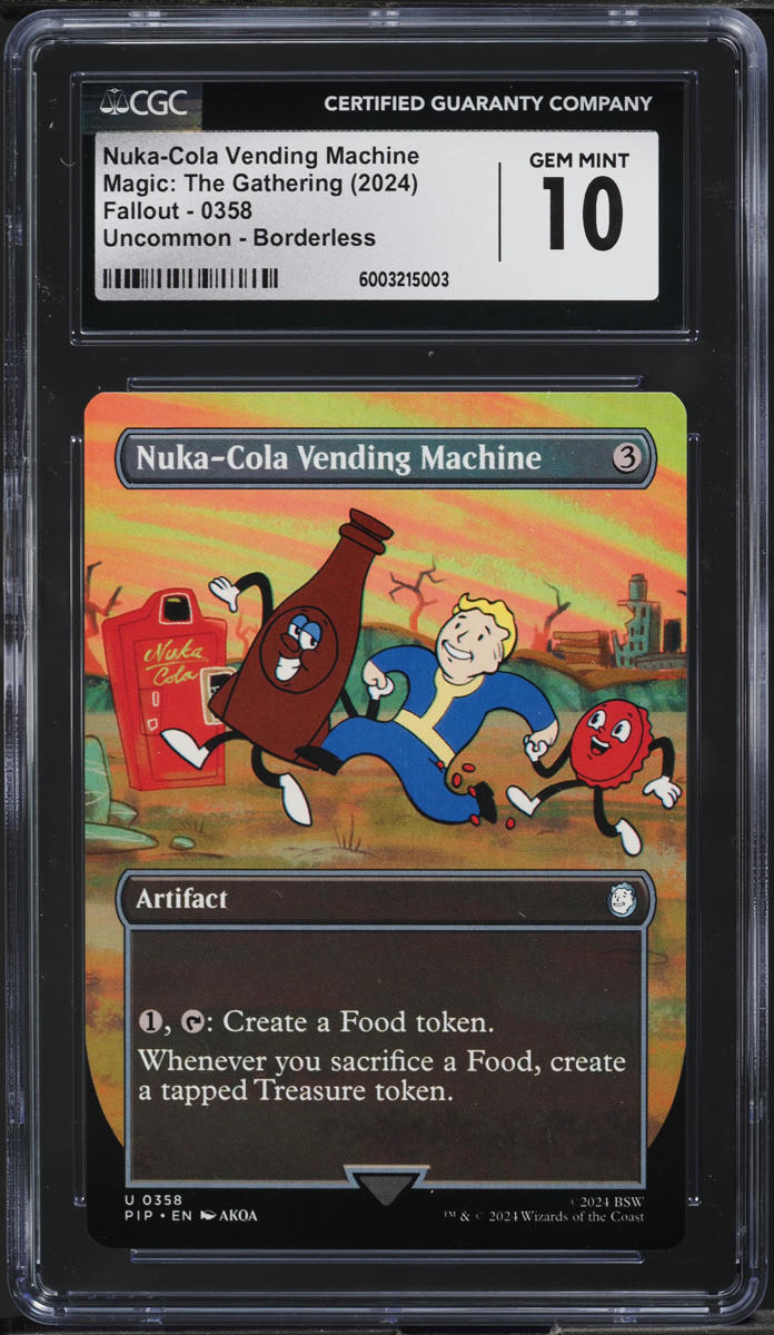 2024 Magic The Gathering MTG Fallout Nuka-Cola Vending Machine #358 CGC ...