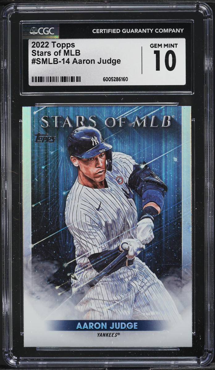 2022 Topps Aaron Judge #SMLB-14 CGC 10 GEM MINT on Fanatics Collect